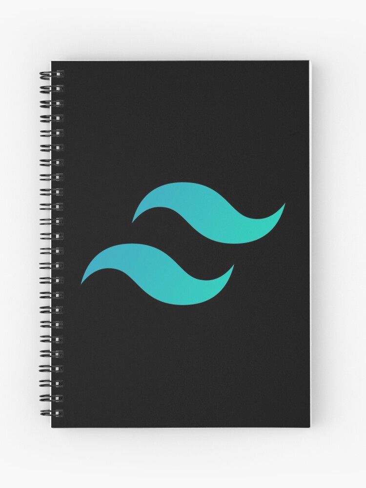 Tailwind Css Mark Css Framework Programmer Coder Spiral Notebook For Sale By Farhanhafeez 0691