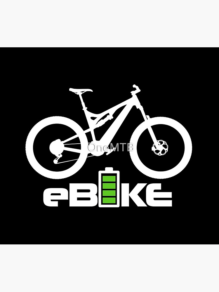 "Ebike Battery eBike" Poster for Sale by OneMTB | Redbubble