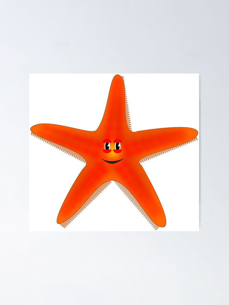"Smiley Starfish" Poster for Sale by hop2swing | Redbubble