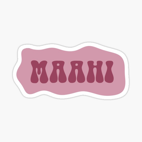 "Maahi" Sticker by simkhemani | Redbubble
