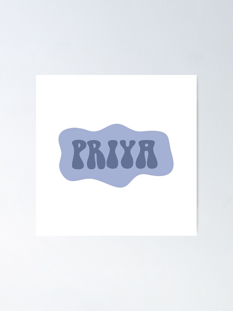 "Priya" Poster by simkhemani | Redbubble