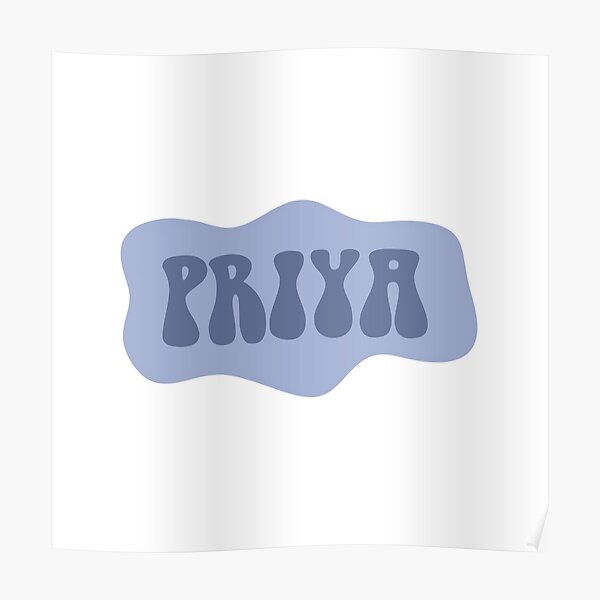 "Priya" Poster by simkhemani | Redbubble