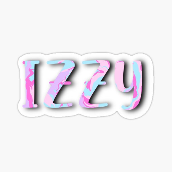 "Izzy" Sticker for Sale by dolphin1128 | Redbubble
