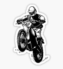 Vintage Motocross Stickers | Redbubble