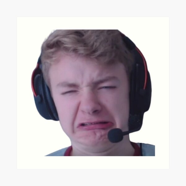 "TommyInnit Face" Art Print for Sale by UnluckyPanda | Redbubble