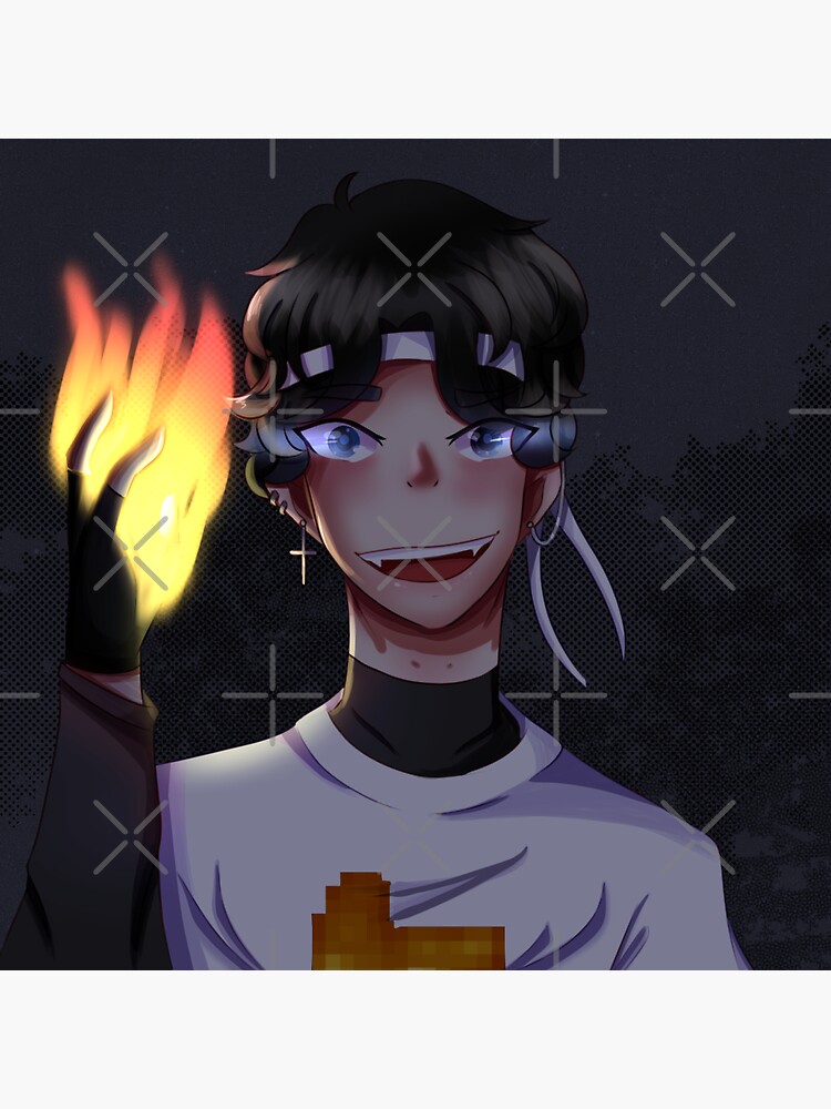 "sapnap " Sticker by Koshijima | Redbubble