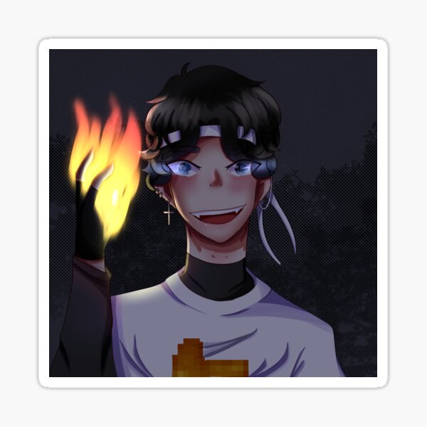 "sapnap " Sticker by Koshijima | Redbubble