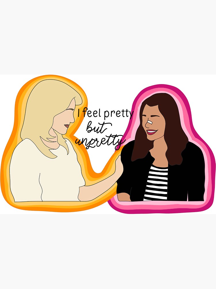 "I feel pretty/unpretty glee lesbian flag" Magnet for Sale by ...