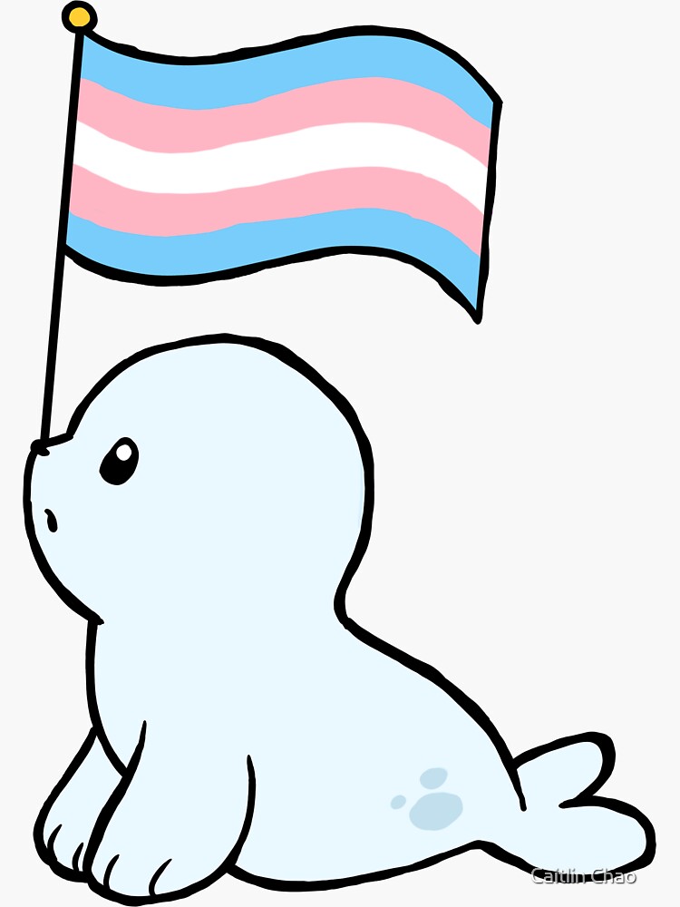 "Pride Seal - TRANSEXUAL(PINK)" Sticker for Sale by chaocaitlin | Redbubble