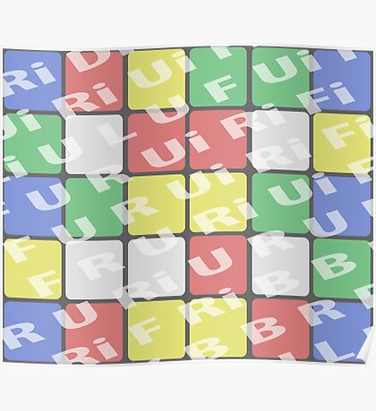 Rubik Cube: Posters | Redbubble