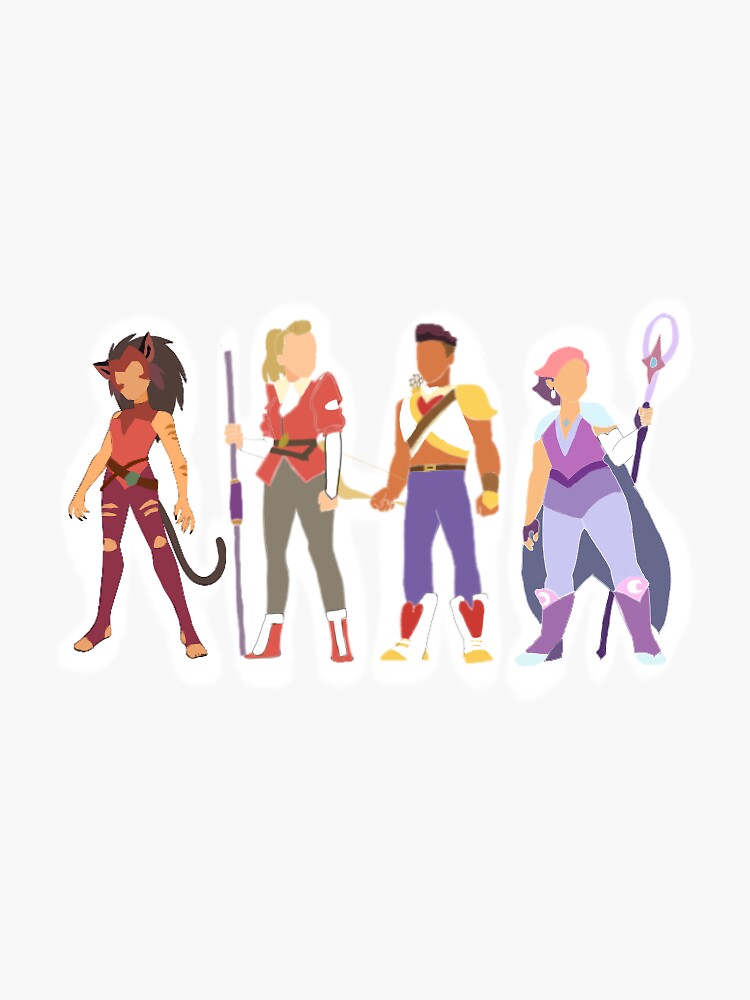" Best friend squad from She-ra " Sticker for Sale by nephilimnat ...