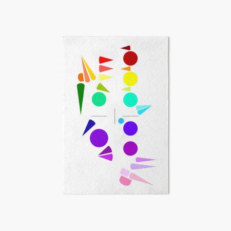 "Rainbow Bassoon Fingering Chart" Art Board Print for Sale by bmjohn24 ...