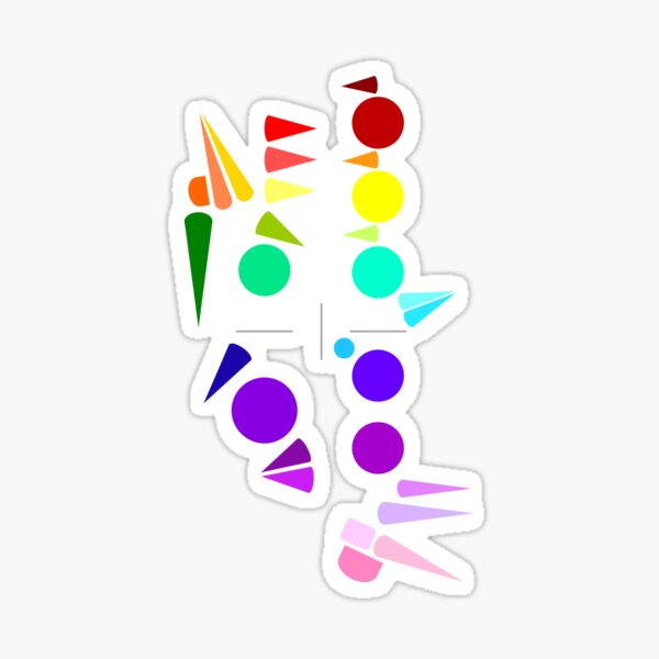 "Rainbow Bassoon Fingering Chart" Sticker for Sale by bmjohn24 | Redbubble