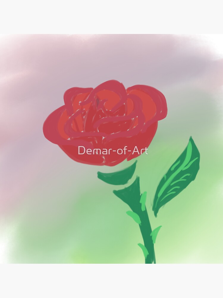"Rose" Sticker for Sale by Demar-of-Art | Redbubble