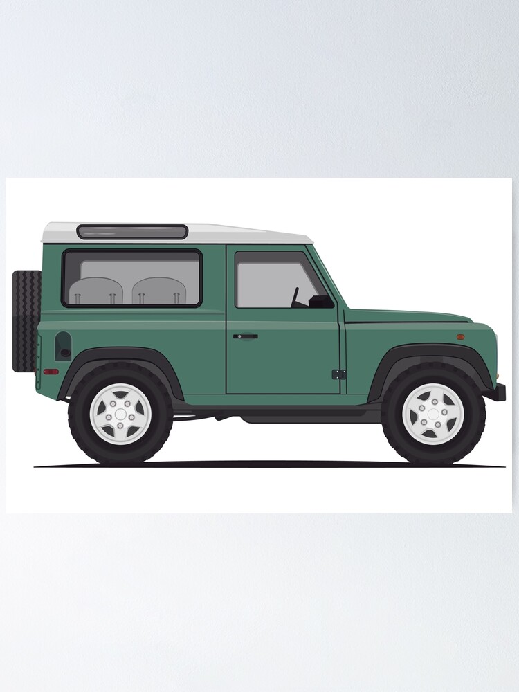 "Vintage British 4x4 SUV" Poster for Sale by ClassicMotors | Redbubble