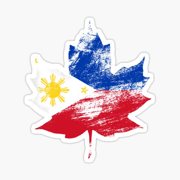 "Canada - Philippines" Sticker for Sale by sberlot | Redbubble