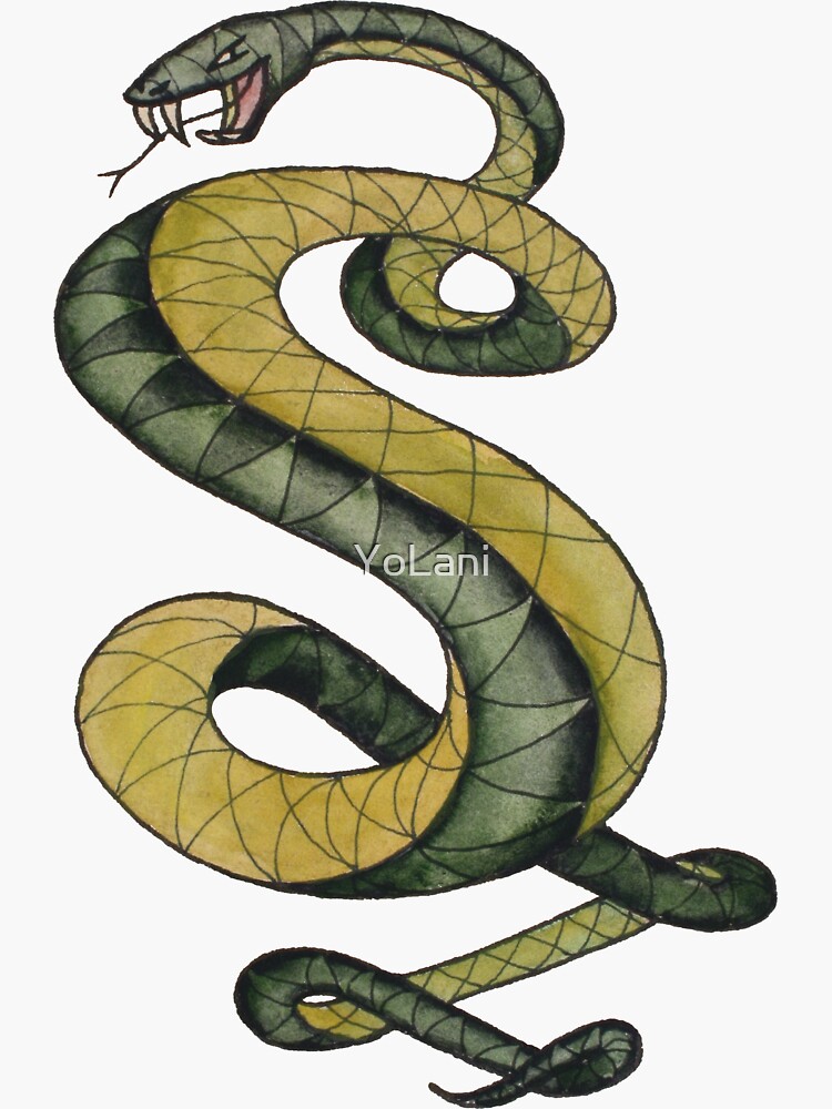 "Tunnel Snakes Rule!" Sticker by YoLani | Redbubble