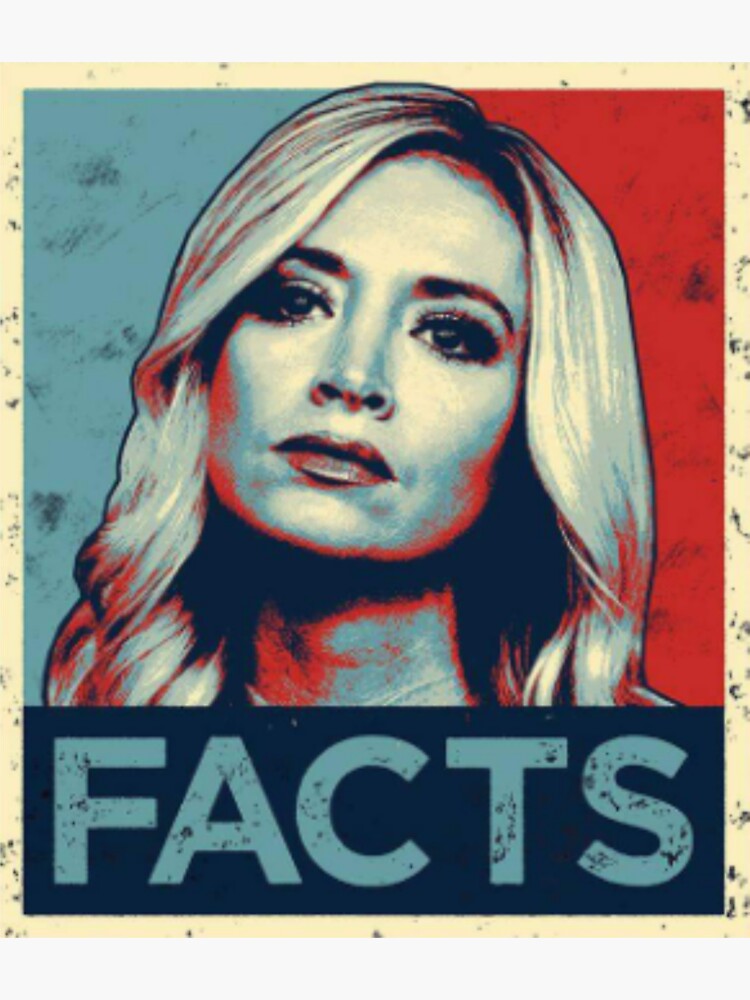 "Fact Kayleigh Press Secretary Mcenany " Sticker by ILHAMI | Redbubble