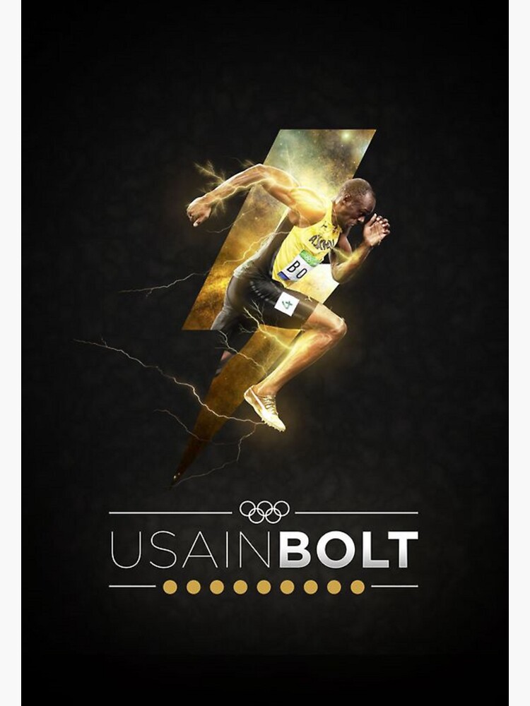 "Usain Bolt #00310782" Sticker for Sale by trinitykamryn | Redbubble