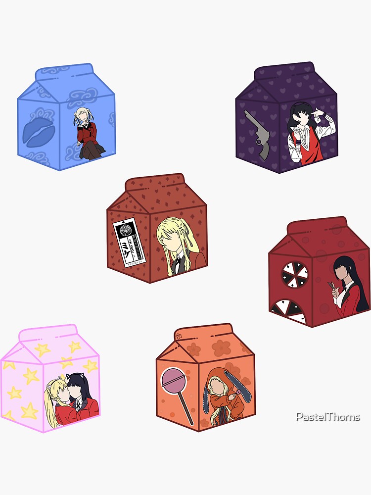 "milk carton sticker pack" Sticker for Sale by PastelThorns | Redbubble