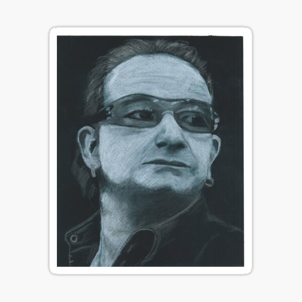 "Bono" Sticker by DanaEmArt | Redbubble