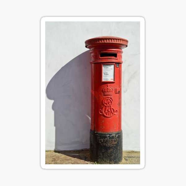 "Pillar box" Sticker for Sale by JEZ22 | Redbubble
