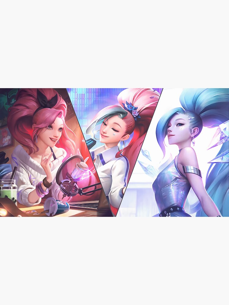 "Seraphine" Sticker for Sale by FishingDiamond | Redbubble