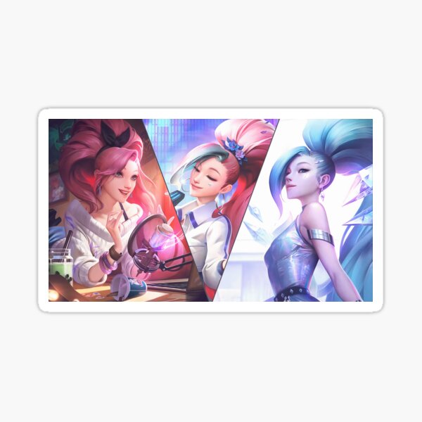 "Seraphine" Sticker for Sale by FishingDiamond | Redbubble