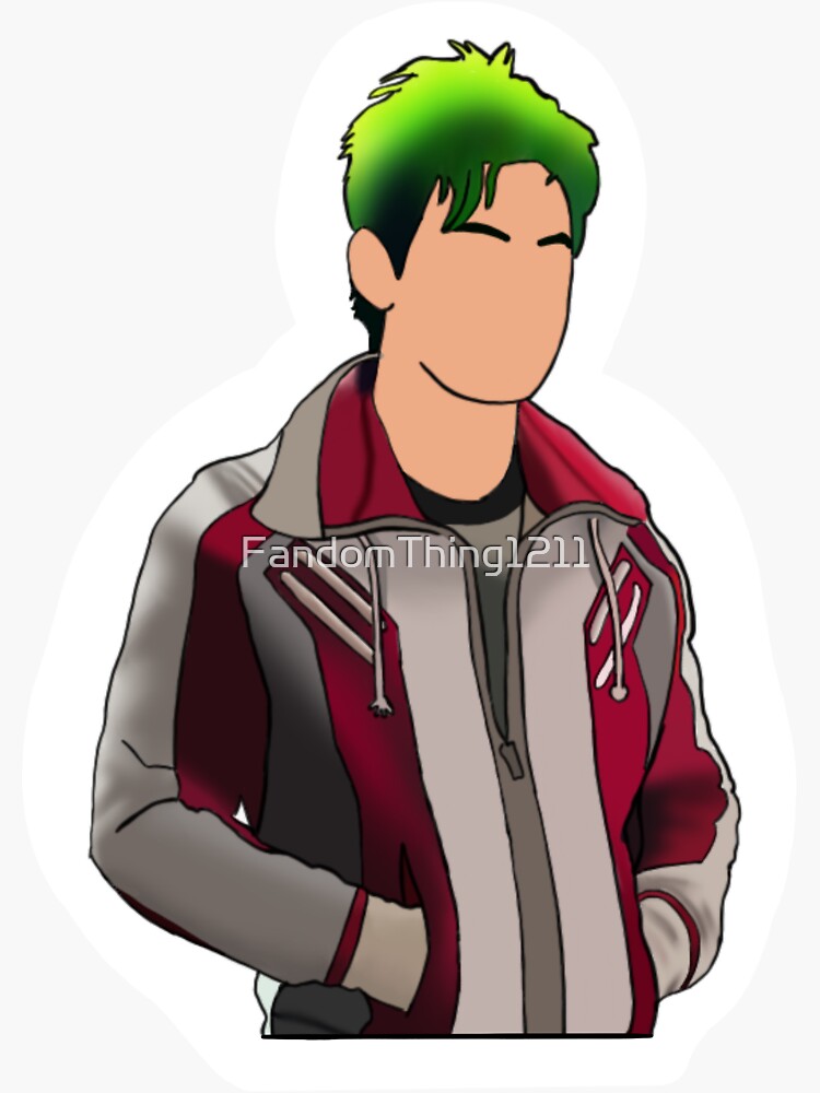 "Gar Logan (aka Beast Boy)" Sticker for Sale by FandomThing1211 | Redbubble