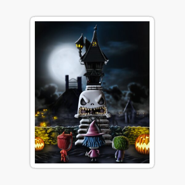 "Jack skeleton" Sticker by Imaginefunko | Redbubble