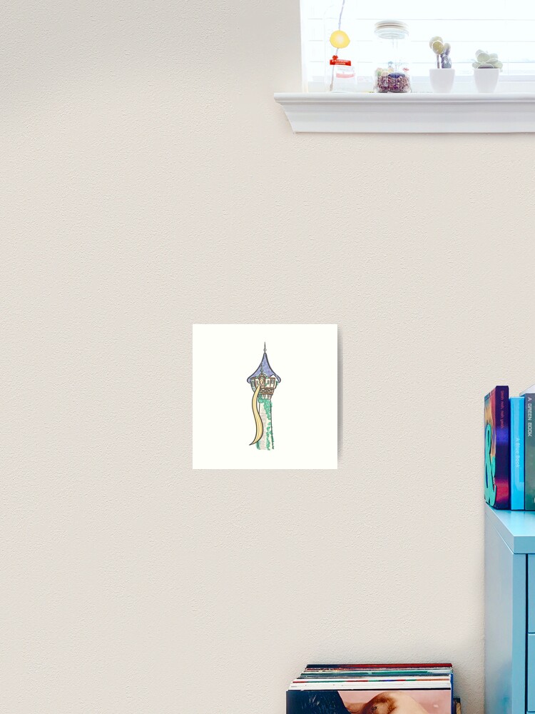 "Tangled - Rapunzel's Tower" Art Print for Sale by xohazeldesignco | Redbubble