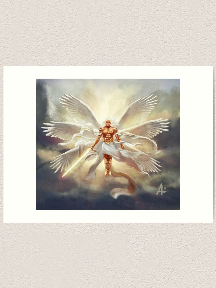 "Aasimar Angel Paladin Knight" Art Print for Sale by arthurmlira ...