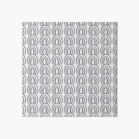 "Cute Modern Rainbow Shape Pattern in Navy" Art Board Print for Sale by ...