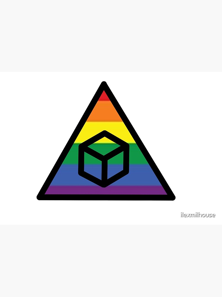 "Delta Cubes Pride 2" Poster by ilexmilhouse | Redbubble