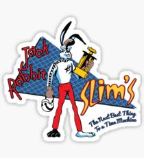 Jack Rabbit Slims Stickers | Redbubble