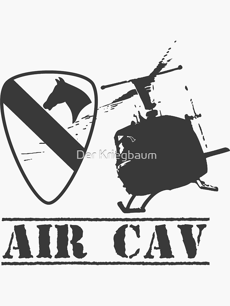 "AIR CAV" Sticker for Sale by king-damien | Redbubble