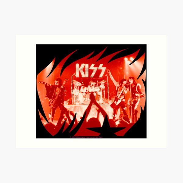 Kiss Vintage Fan Art Art Print For Sale By Chillateez Redbubble