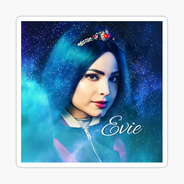 "Evie Blue Princess - Descendants 3 " Sticker by Arte-Enchanted | Redbubble