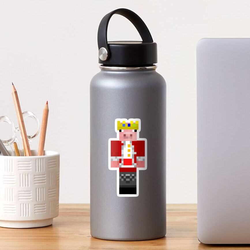 "Technoblade’s MCYT Minecraft Skin" Sticker for Sale by JaypegDesigns ...