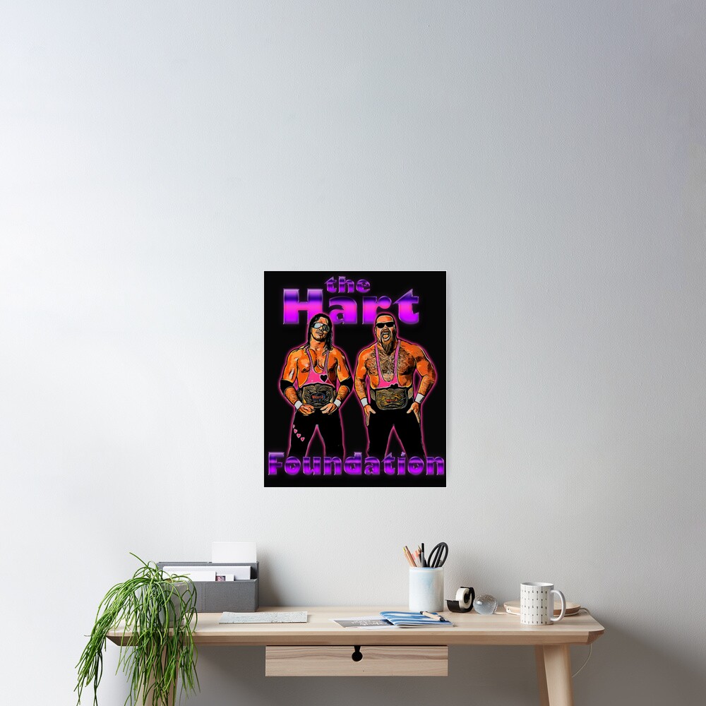 "The Hart Foundation the Hart foundation " Poster for Sale by CekaTovi ...