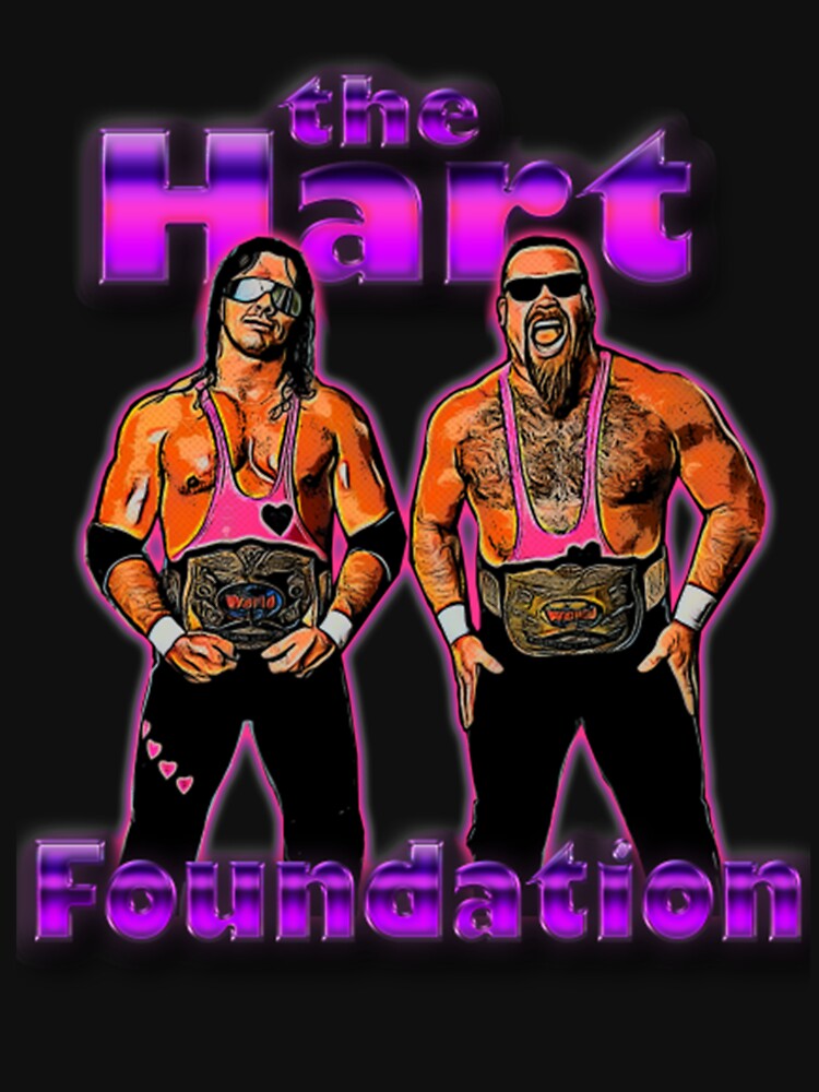 "The Hart Foundation the Hart foundation " T-shirt for Sale by CekaTovi ...