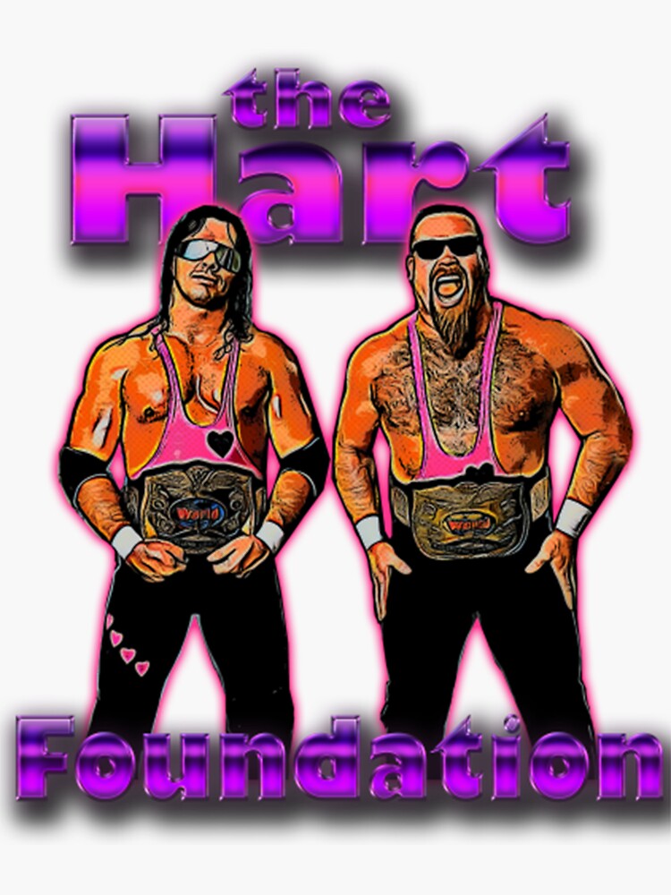 "The Hart Foundation the Hart foundation " Sticker for Sale by CekaTovi ...