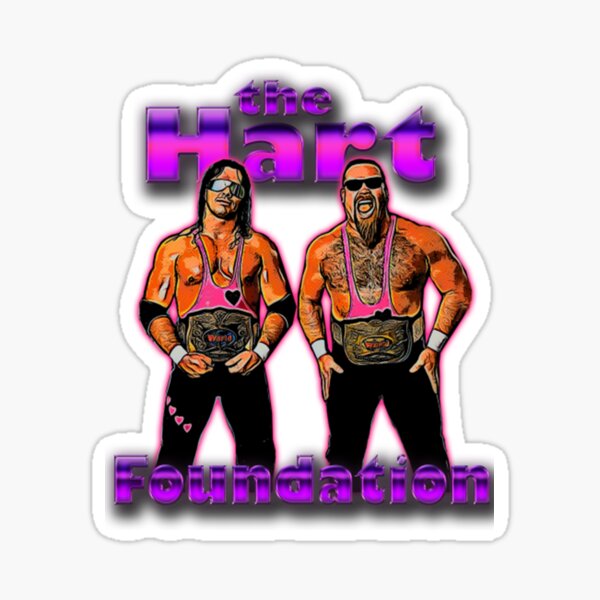 "The Hart Foundation the Hart foundation " Sticker for Sale by CekaTovi ...