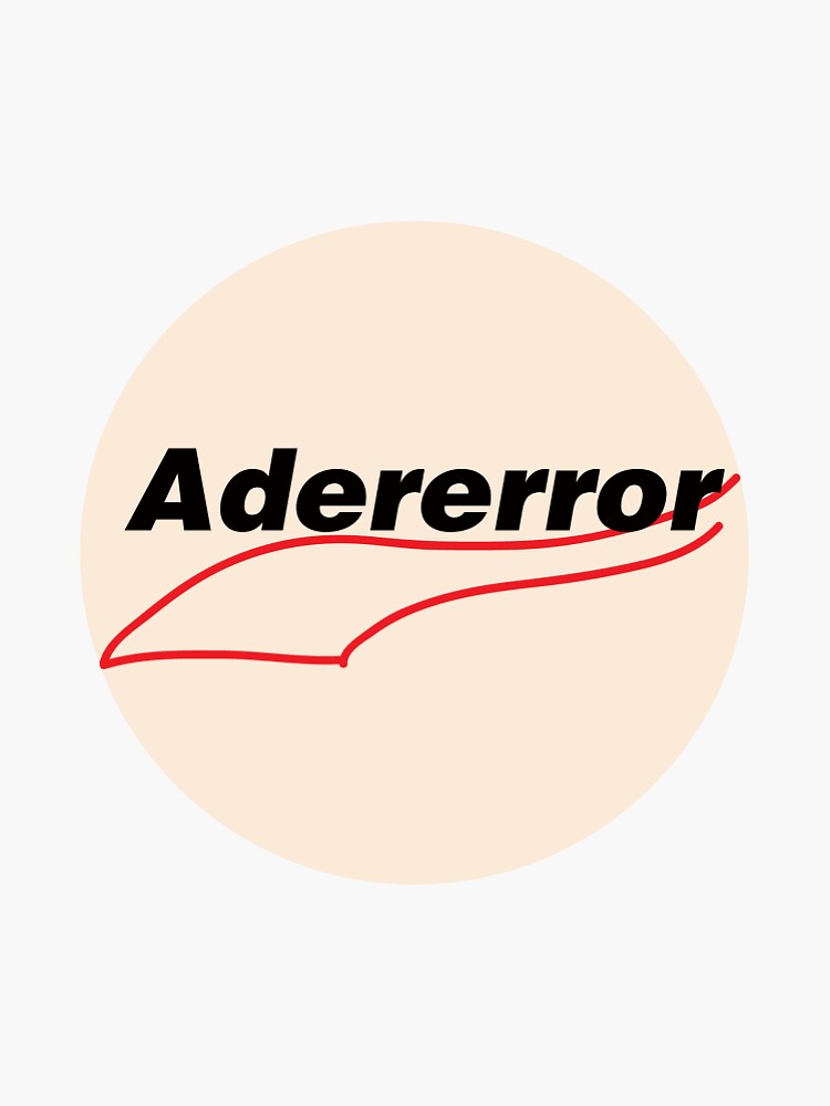 "ADER ERROR LOGO" Sticker for Sale by cvirk-designs | Redbubble