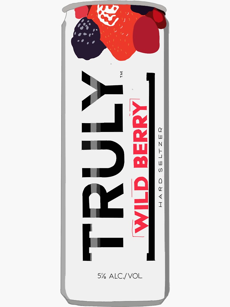 "Truly - Wild Berry" Sticker by aimsdesign | Redbubble
