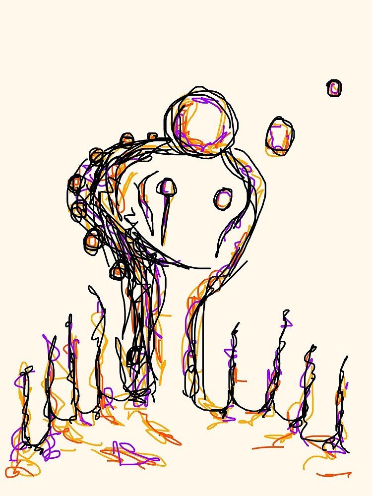 "Scribble Character " Poster by BisonDraw | Redbubble