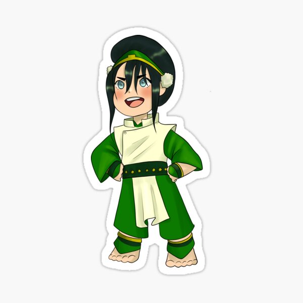 "Chibi Toph" Sticker for Sale by KeepOnMyGrass | Redbubble
