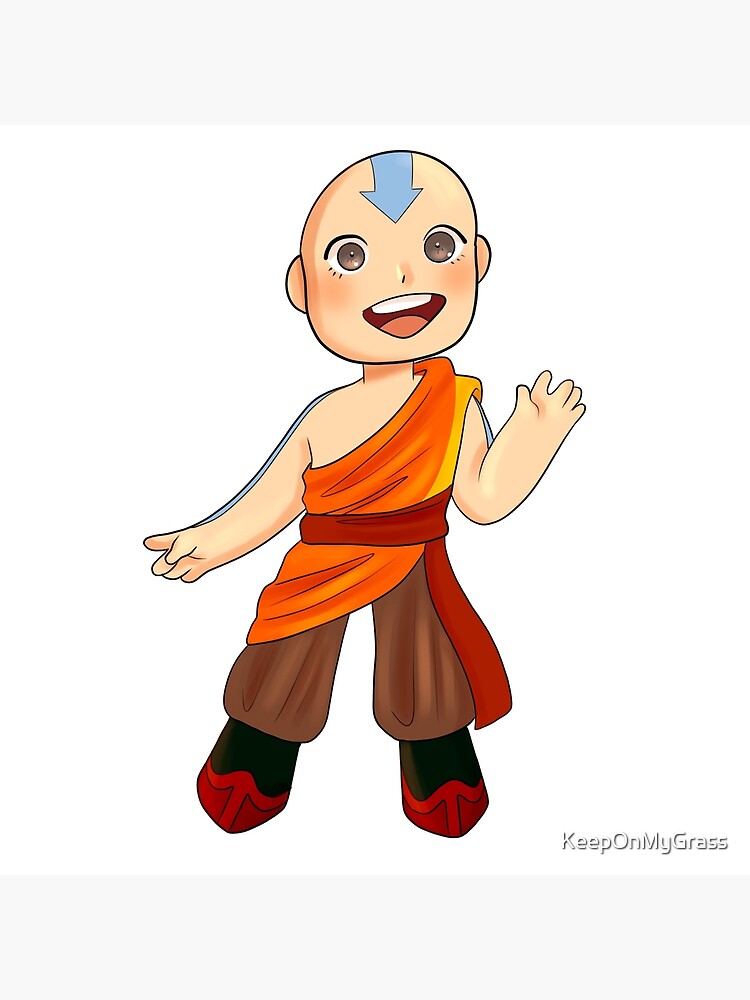 "Chibi Aang" Poster by KeepOnMyGrass | Redbubble