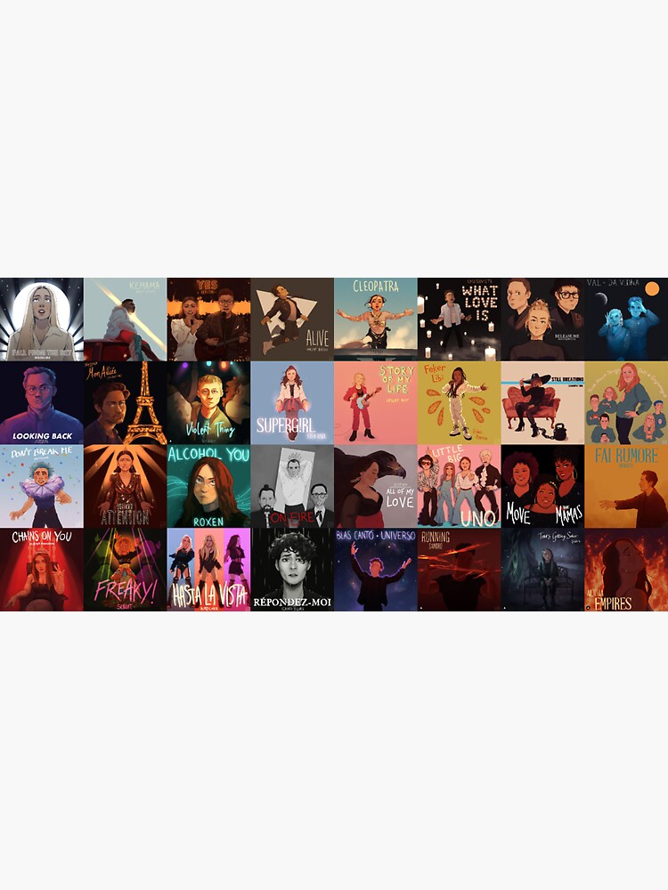 "Eurovision 2020 Songs Sticker" Sticker for Sale by Shipme | Redbubble