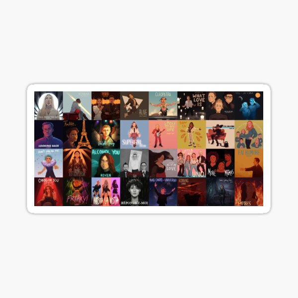 "Eurovision 2020 Songs Sticker" Sticker for Sale by Shipme | Redbubble